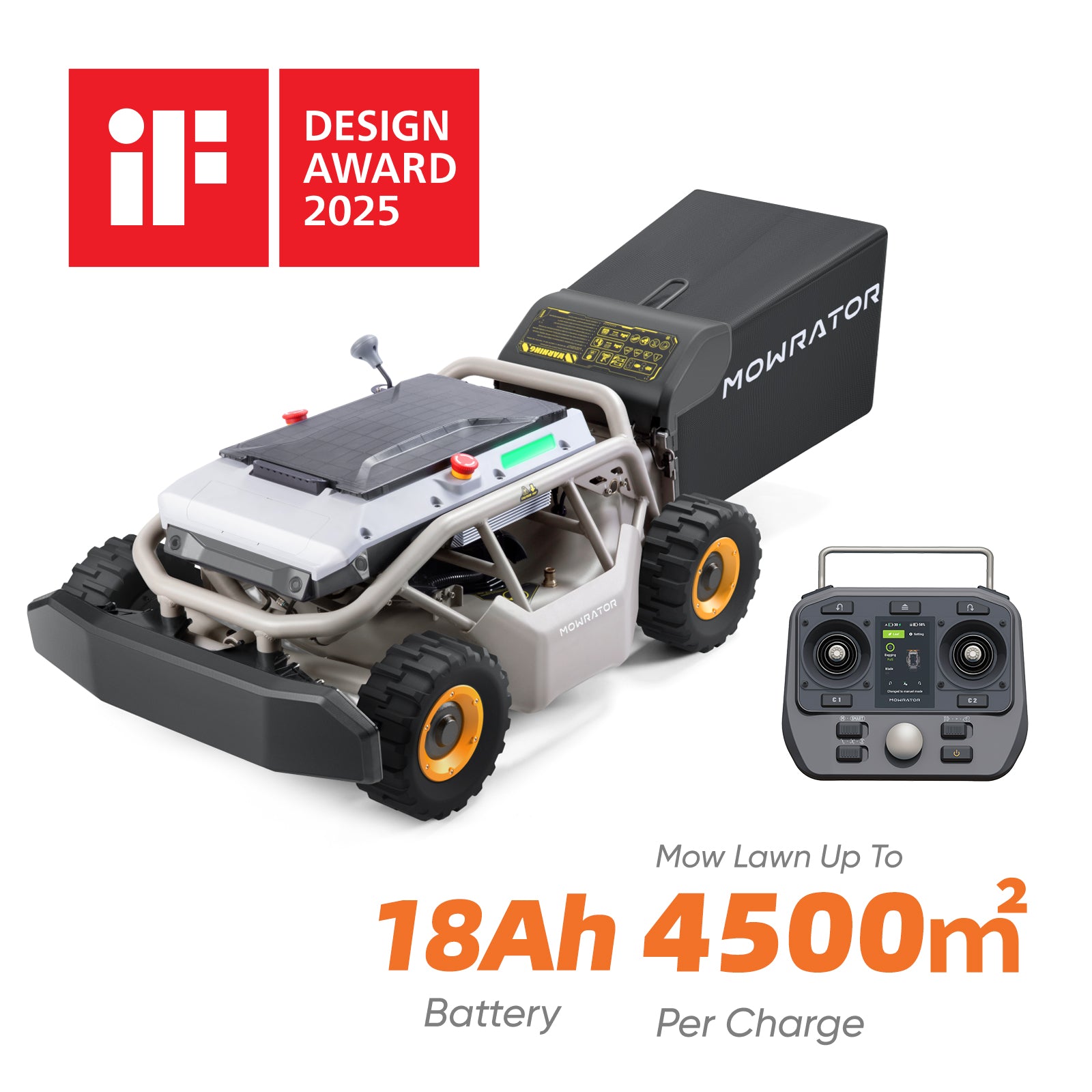 Mowrator S1 Remote Control Lawn Mower 4WD – MOWRATOR