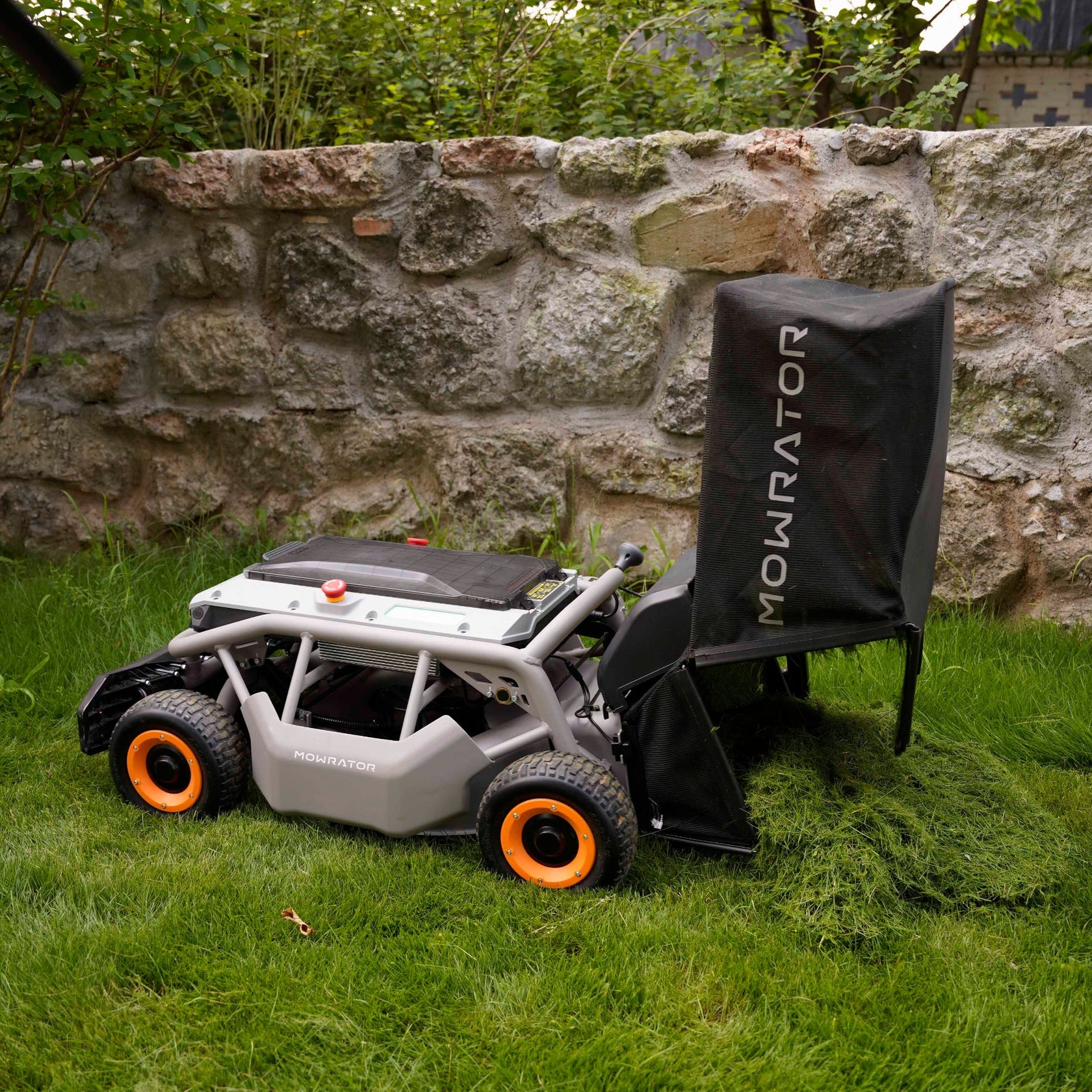 Auto Dumping Bag For Mowrator S1 Remote Control Electric Lawn Mower ...