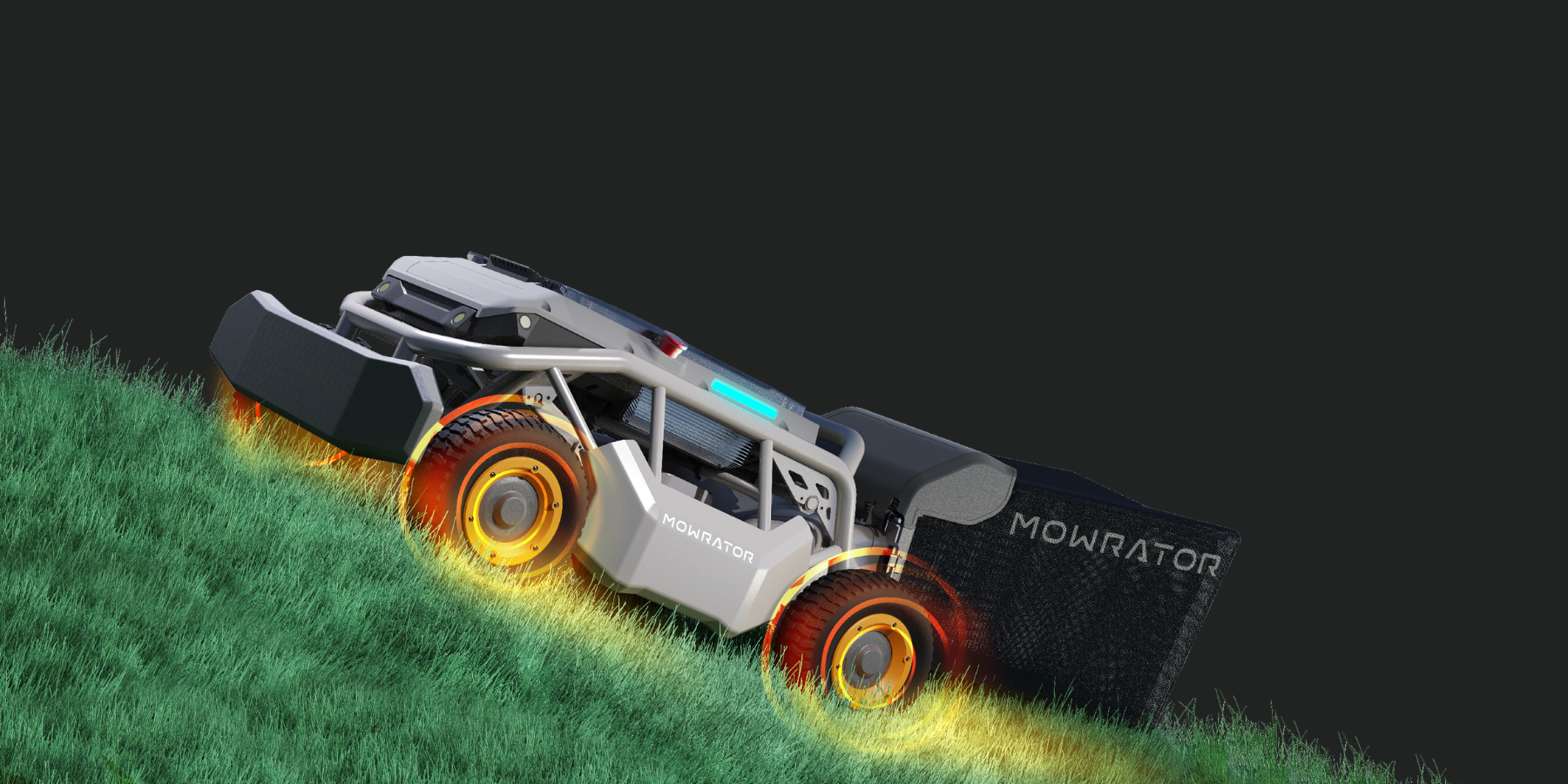 Mowrator Remote Control Lawn Mower | Mow Like A Beast Up To 75% Slope ...